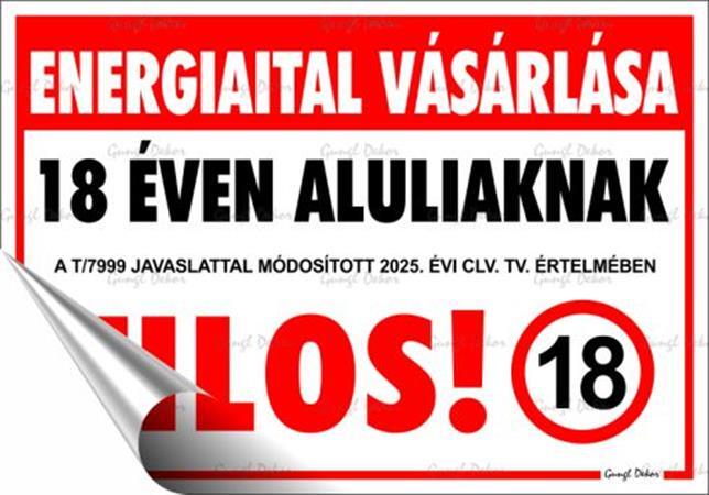 Vásárlás: Információs matrica, 11, 6x16, 6 cm, "Energiaital vásárlása ...