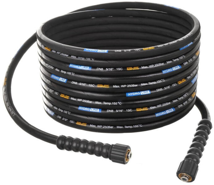 HydroLine Furtun Premium Line Rezistent la Temperatură Înaltă pentru Spălătoare Karcher HD HDS ...