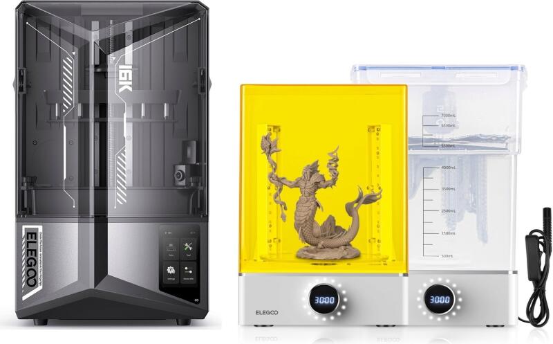 Vásárlás: ELEGOO Saturn 4 Ultra 16K Bundle+ Mercury 3D nyomtató árak összehasonlítása, Saturn 4 ...