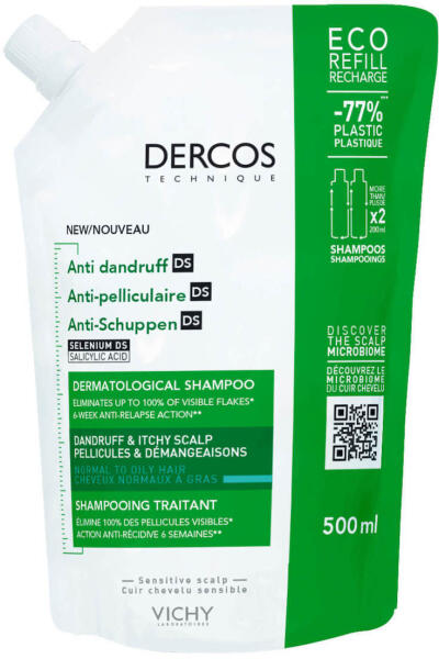 Vichy Dercos rezervă sampon pentru par normal-gras 500 ml (Sampon ...