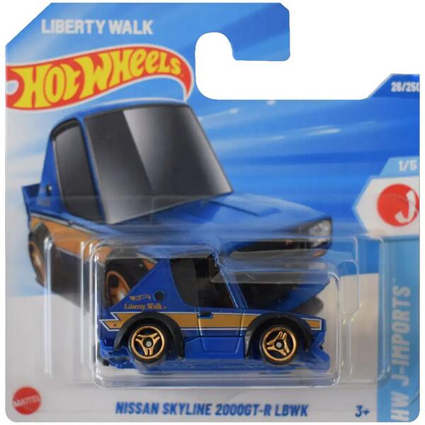 Vásárlás: Mattel Hot Wheels: Nissan Skyline 2000GT-R LBWK kék kisautó 1 ...