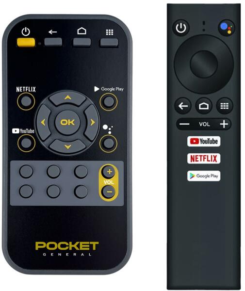 GENERAL EMATIC Jetstream 4K UHD Android TV Box AGT418 Bluetooth - telecomandă duplicat ...