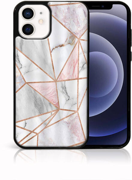 MY ART Husă de protecție pentru Apple iPhone 12 mini PINK MARBLE (143 ...
