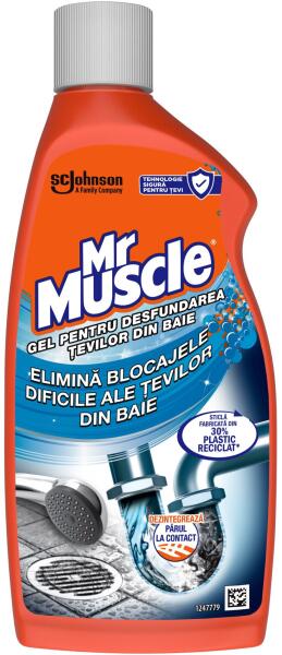 Vásárlás: Mr Muscle Mr. Muscle Fürdőszobai lefolyó tisztító gél, 500ml ...