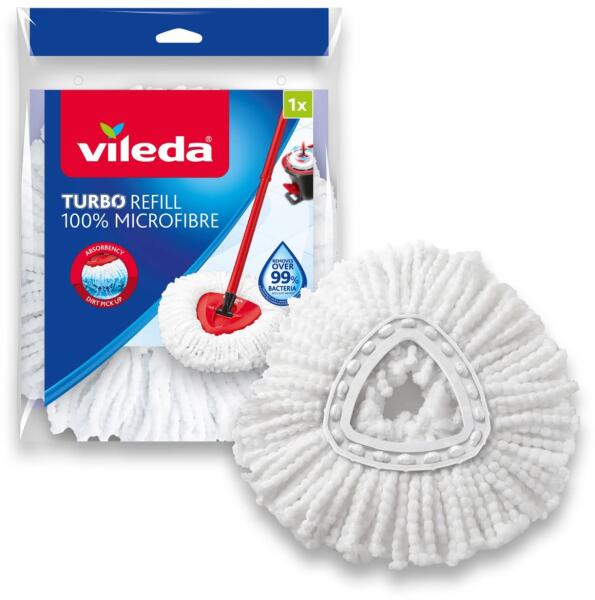 Vileda Cap de mop de schimb Vileda Turbo Easy Wring & Clean Classic ...
