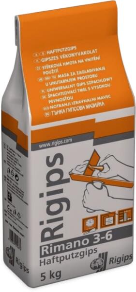 Vásárlás: Rigips Rimano gipszes vékonyvakolat 3-6 mm - 5 kg Glettanyag ...