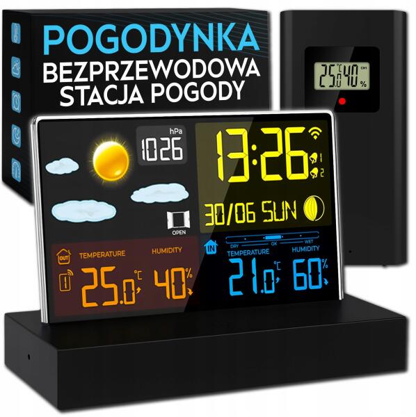 Vásárlás: Időjárás állomás Időjárás Vezeték nélküli Meteo Led ...