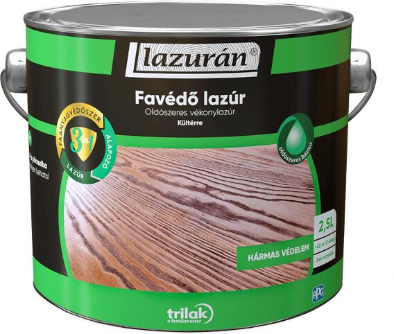 Vásárlás: Lazurán 3in1 Oldószeres Favédő Lazúr Borovifenyő 2.5l Lazúr ...