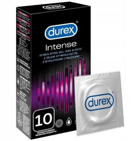 Durex Prezervative Intense cu Desirex Gel - 10 bucăți (Prezervativ ...