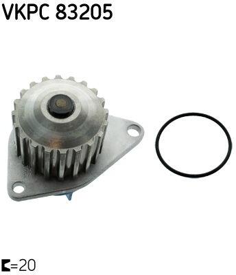 SKF Pompă de apă, răcire motor SKF VKPC 83205 (VKPC 83205) - centralcar ...