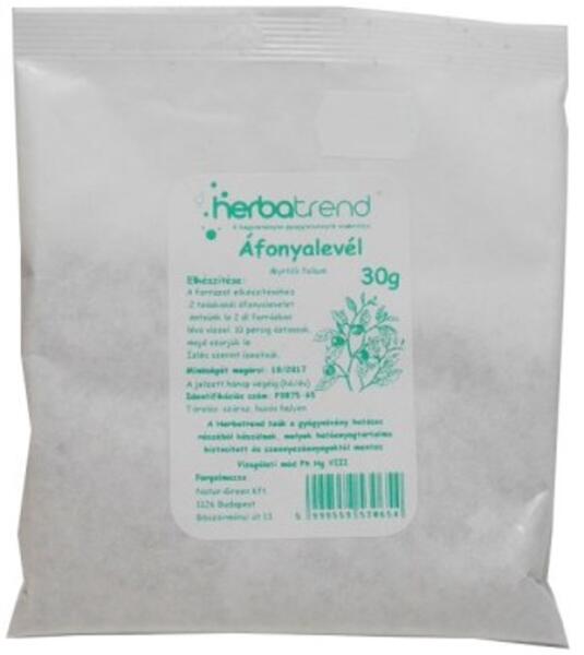 Vásárlás: Áfonyalevél tea, tasakolt HERBATREND (30g) Tea, gyógytea árak ...