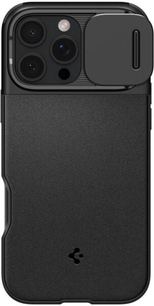Spigen Apple iPhone 16 Pro Max Optik Armor MagFit case black (ACS08015) (Husa telefon mobil ...