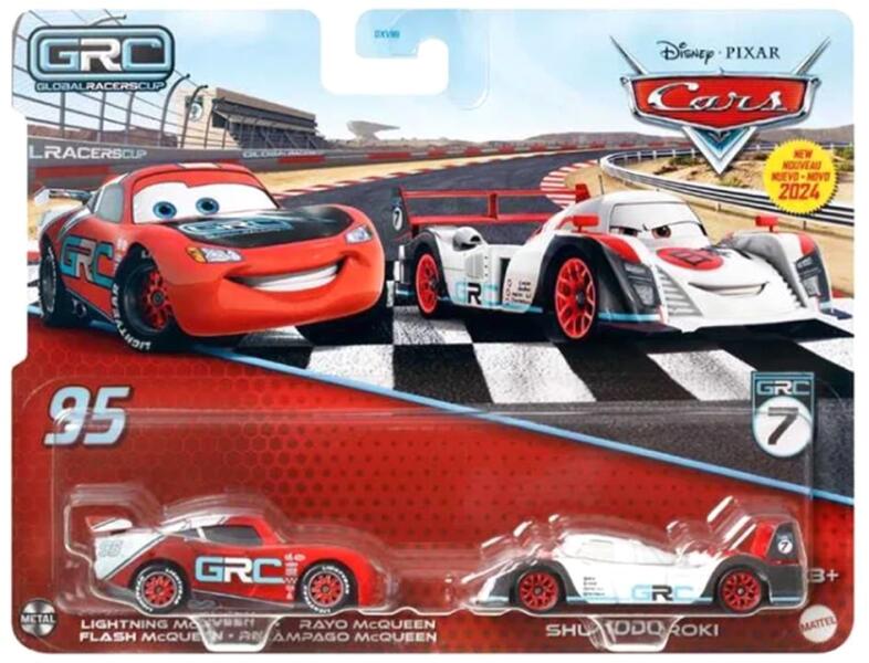 Disney Cars Set masinute Disney Cars 3, GRC Lightning McQueen si Shu ...