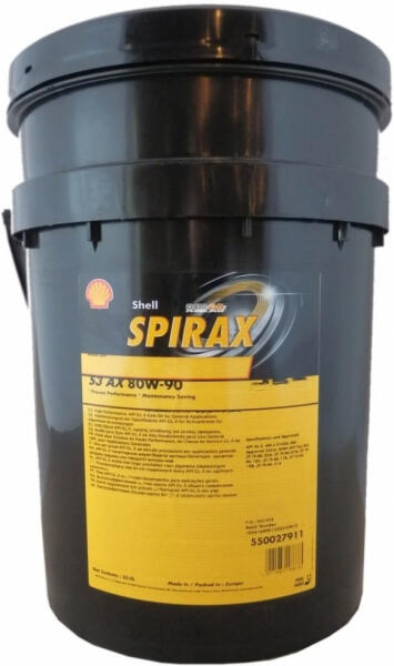 Vásárlás: Shell Spirax S3 G 80W-90 20l - centralcar - 38 275 Ft ...
