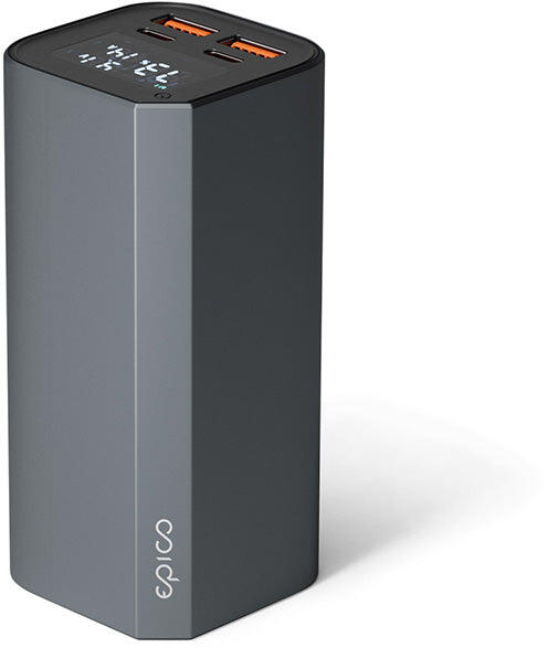 Epico Baterie externa EPICO, 20.000 mAh, 100W, Gri (Baterie externă USB ...