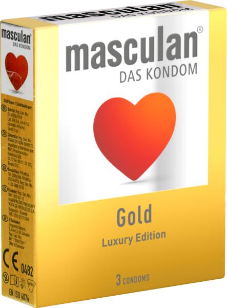 ostatní Masculan Single: Gold, 3 condoms (Prezervativ) - Preturi