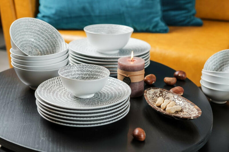 Vásárlás: Nora's Design Bali 30 részes modern design porcelán étkészlet ...