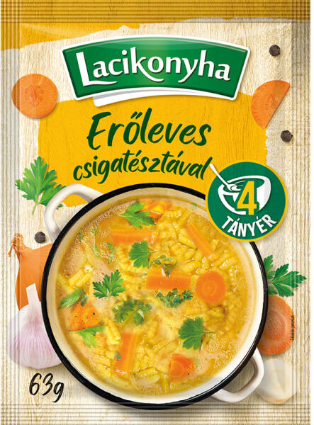 Vásárlás: Lacikonyha Zöldségleves eperszalagtésztával - 52g Instant ...