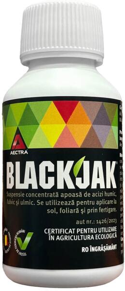 Aectra Biostimulator BLACKJAK - 100 ml, Tomate, Varza, Mazare, Vinete, Telina, Spanac (PR-103983 ...