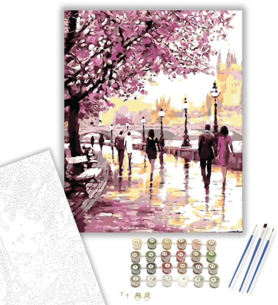 Vásárlás: Számfestő Városi Séta - számfestő készlet - 40×50 cm (Keretre ...