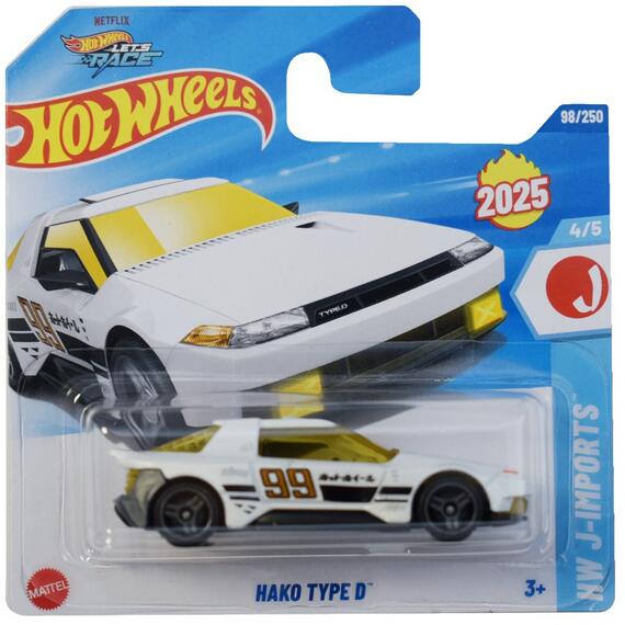 Vásárlás: Mattel Hot Wheels: Hako Type D fehér kisautó 1/64 - Mattel ...