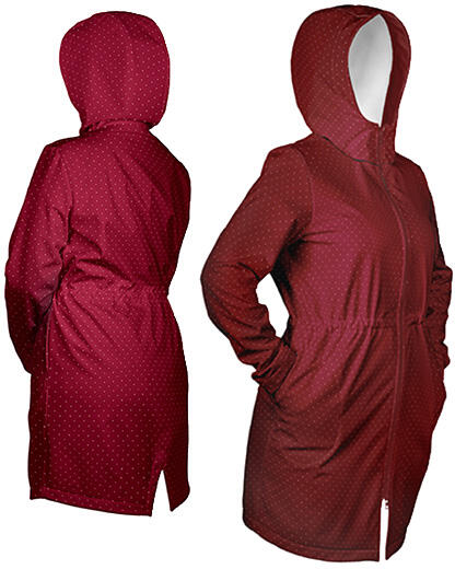 Takoy Panou cu croială pentru geacă softshell damă puncte albe 4 mm pe ...