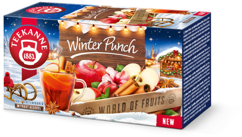 Vásárlás: TEEKANNE winter punch rumos-szőlő és vanília ízesítésű tea 40 ...