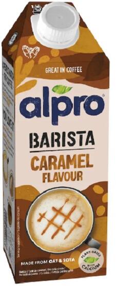 Alpro Barista Băutură de ovăz cu soia și aromă de caramel (750ml ...