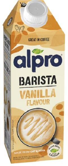 Alpro Barista Băutură de ovăz cu soia și aromă de vanilie (750ml ...