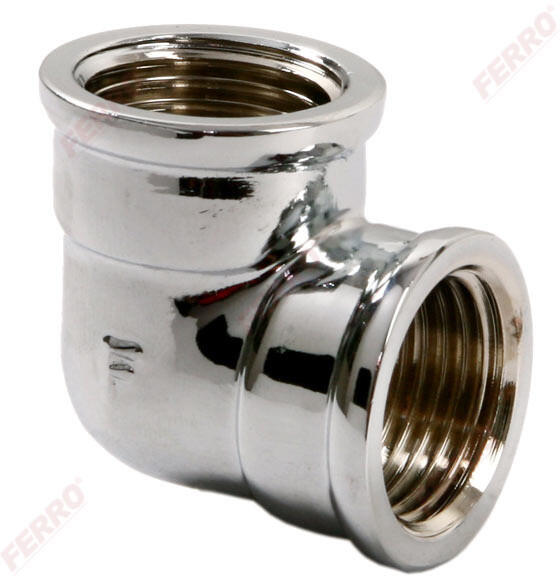 FERRO Cot alama cromata 3/4" FI-FI (K04C) (Accesorii incalzire) - Preturi