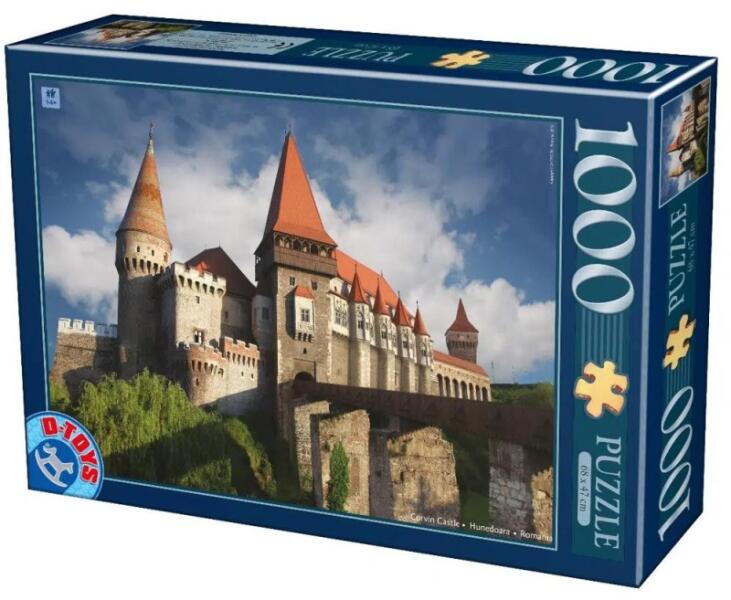 D-Toys Puzzle 1000 Piese, Romania, Castelul Corvinilor, D-toys (TOY ...