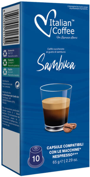 Vásárlás: Italian Coffee Sambuca ízű kávékapszula, Nespresso ...