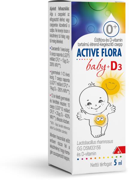 Vásárlás: Active flora baby +D3-vit. csepp 5ml Táplálékkiegészítő árak ...