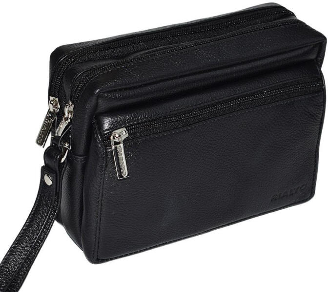 Vásárlás: RIALTO olasz férfi fekete bőr autóstáska 21, 5×14 cm (R-TARI ...