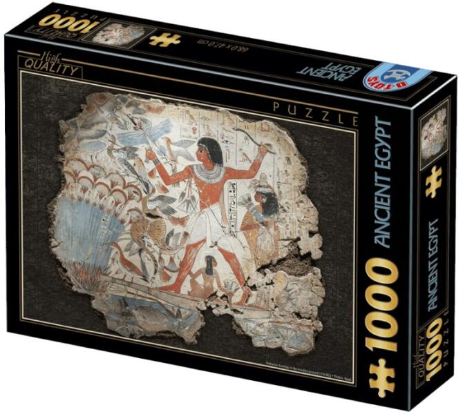 D-Toys Puzzle 1000 Piese D-Toys, Egiptul Antic, Nebamun Hunting in the ...