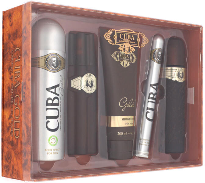 Cuba Gold EDT 100 ml + EDT 35 ml + AS 100 ml + Bodyspray 200 ml + SG ...