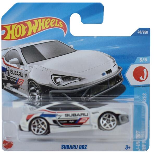 Vásárlás: Mattel Hot Wheels: Subaru BRZ fehér kisautó 1/64 - Mattel ...