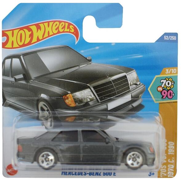Vásárlás: Mattel Hot Wheels: Mercedes-Benz 500E fekete kisautó 1/64 ...