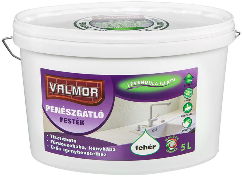 Vásárlás: Festék Bázis Valmor Penészgátló Fehér Falfesték 5 l 907 (907 ...