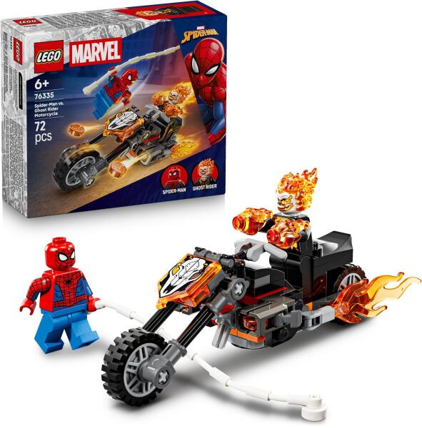 Vásárlás: LEGO® Marvel - Pókember a motoros Szellemlovas ellen (76335 ...