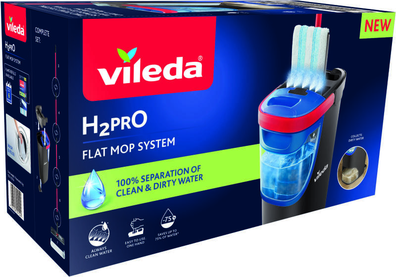 Vileda H2PrO Flat Mop System 175775 (Mop) - Preturi