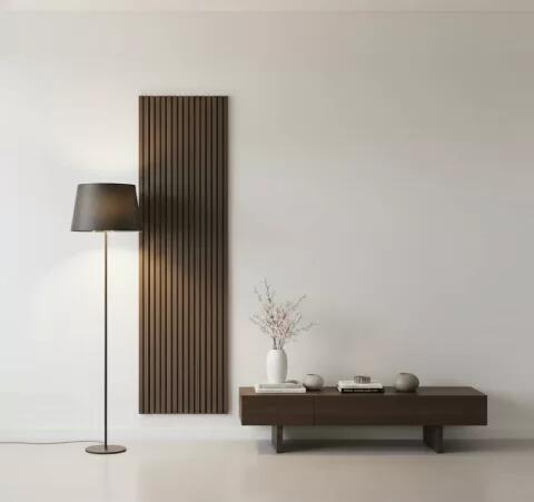 Coloana Panou riflaj Parallel Line - Set 4 bucati - nuc închis cu ...
