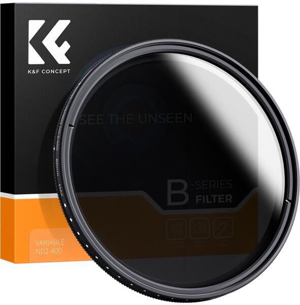 K&F Concept 77MM Slim Variable/Fader NDX, ND2~ND400 (Filtru aparat foto ...