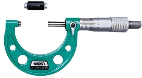 INSIZE Micrometru mecanic INSIZE 25-50 mm, rezolutie 0, 001 mm, clichet ...