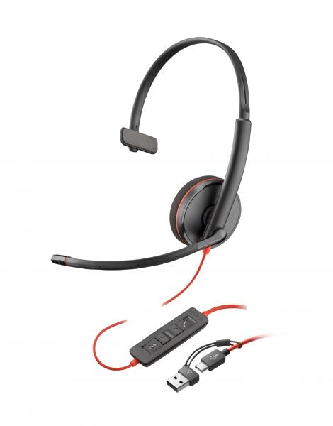HP Poly Blackwire 3210 Monaural USB-C HC8X214A6 (Microfon, căşti) - Preturi