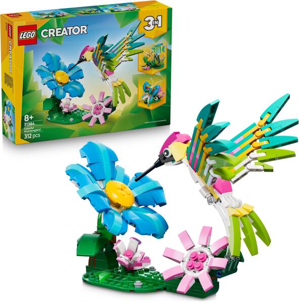 LEGO® Creator 3-in-1 - Wild Animals: Colorful Hummingbird (31384) (LEGO ...