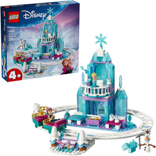 LEGO® Disney™ Frozen - Elsa's Ice Castle & Snow Ride Adventure (43281 ...