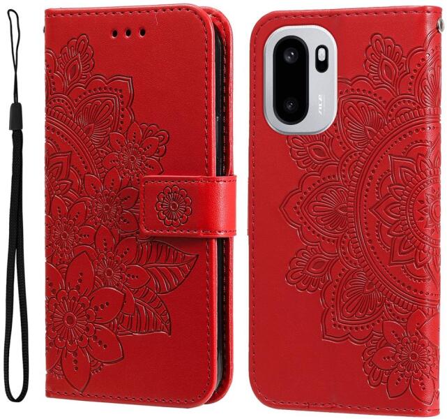 ART MANDALA Husă tip portofel pentru OnePlus 15R roșu (Husa telefon ...