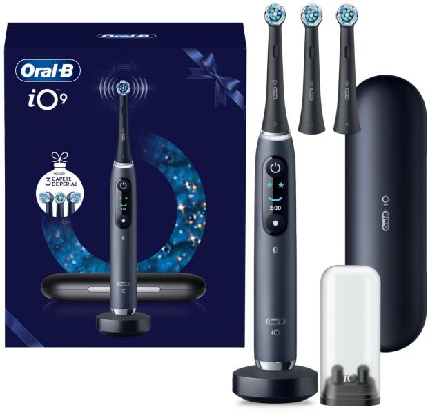 Oral-B iO9 elektromos fogkefe ajándékkészlet + 2 db mágneses ...