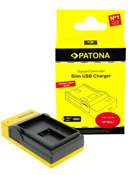 Patona Incarcator Leica Q3 Q4 BP-SCL4 si BP-SCL6 dual PATONA (PT-1741 ...